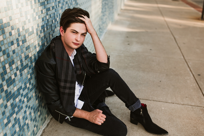 Brenden | Downtown Fort Worth Senior Session - Chantelle Marie Photography